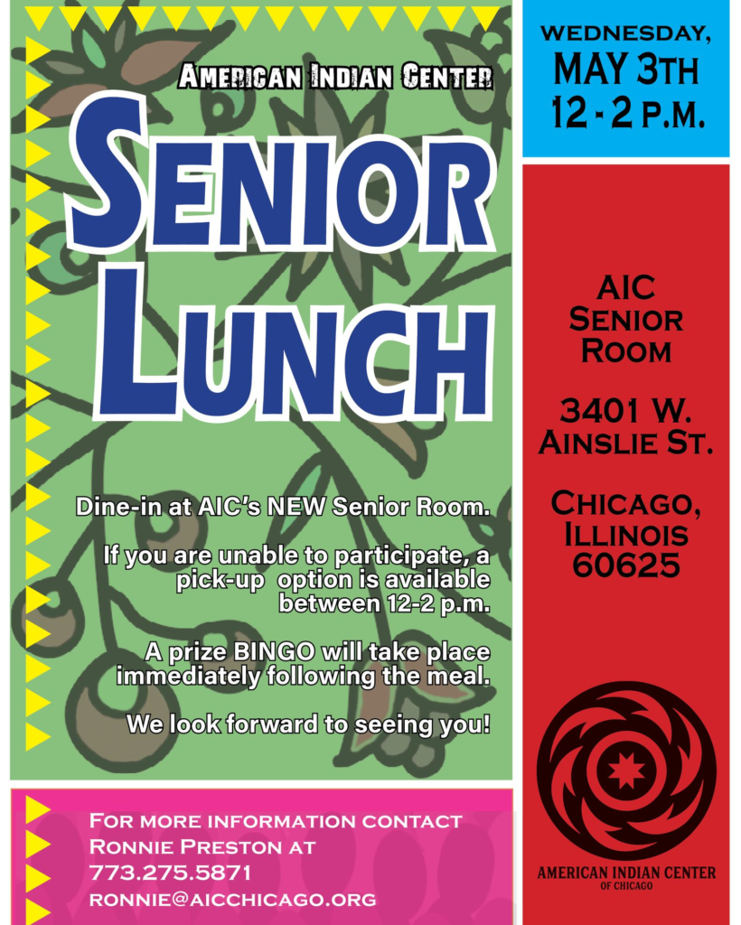 American Indian Center: Senior Lunch - Chicago American Indian ...